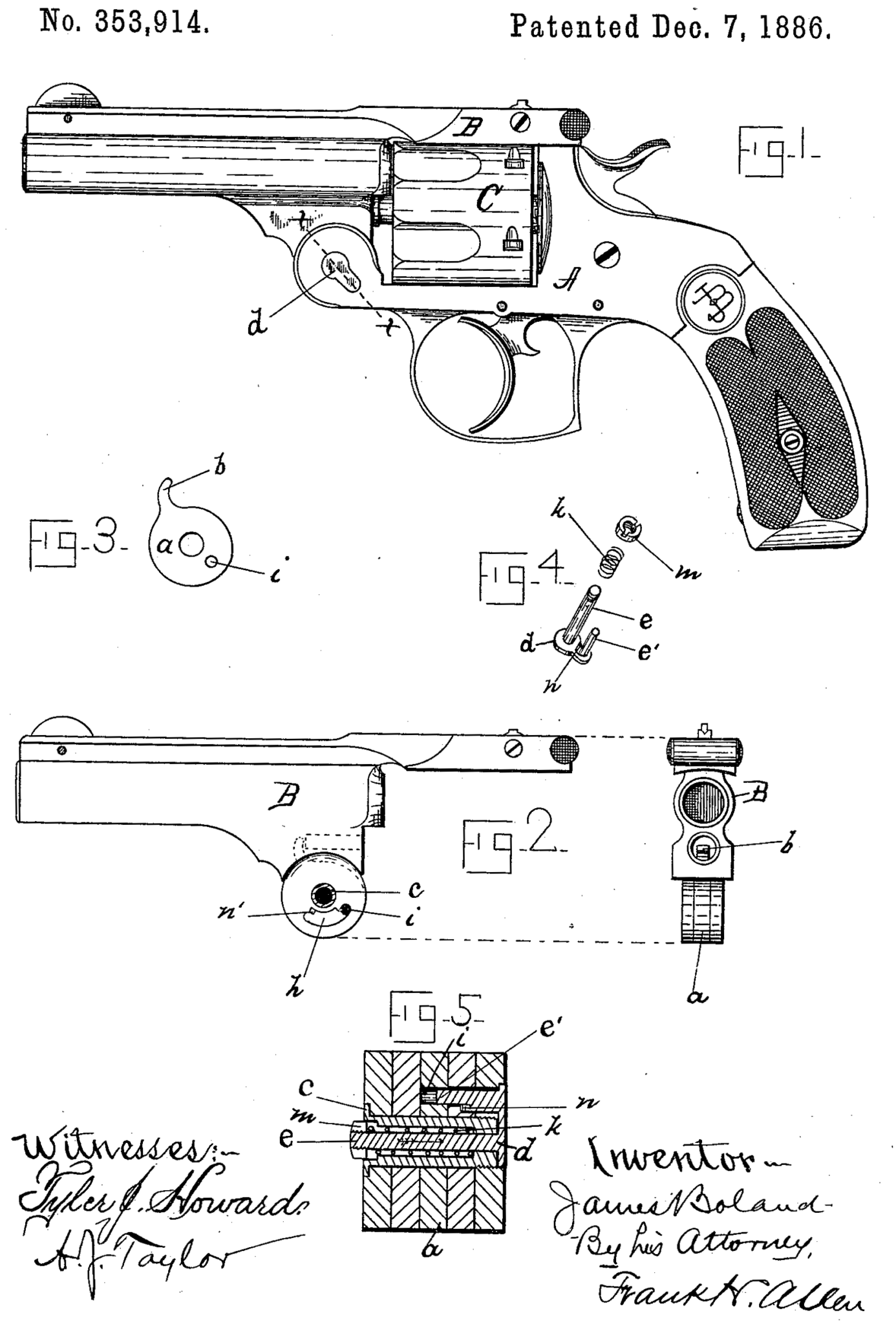 Patent: James Boland – C&Rsenal